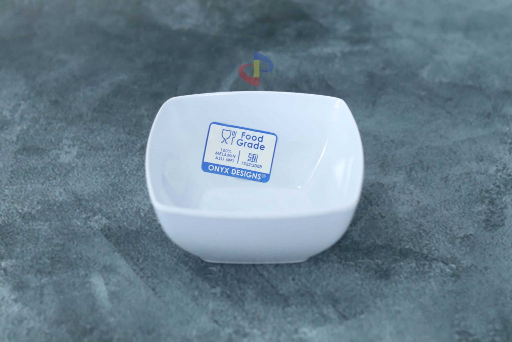 MANGKOK PERSEGI PUTIH 5′ — Dapur Prima