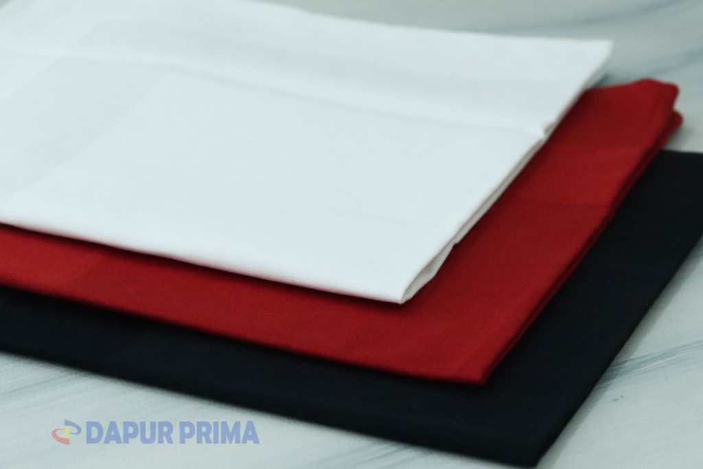 NAPKIN SQUARE HITAM 55X55CM — Dapur Prima