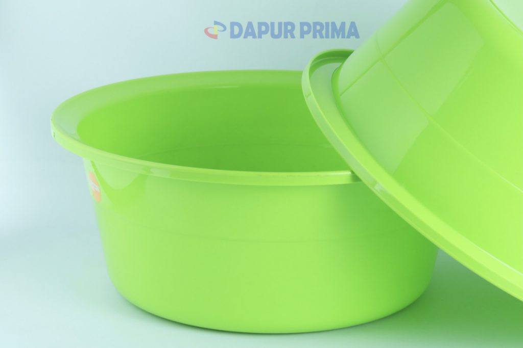 WASKOM PLASTIK HIJAU BESAR — Dapur Prima