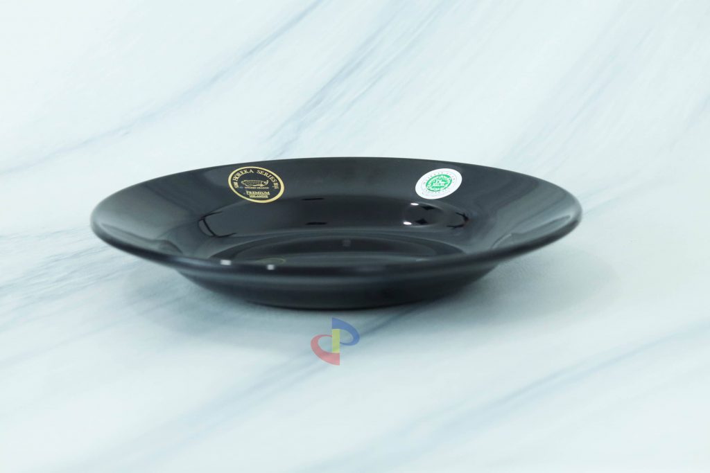 PIRING MAKAN HITAM HORECA 9′ — Dapur Prima