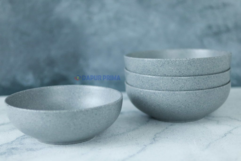 MANGKOK CEPER MODEL ABU STONE 7′ — Dapur Prima